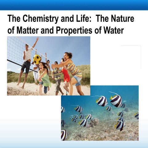 Chapter 2 Presentation 2024.pptx- chemistry of life, water, macromolecules | PPTX
