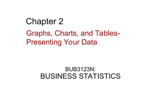Business Statistics Chapter 2 | PPT