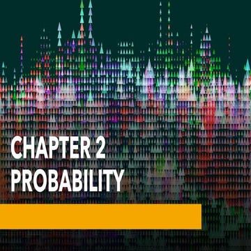 CHAPTER 2 Probability- mathematics for foundation students | PDF