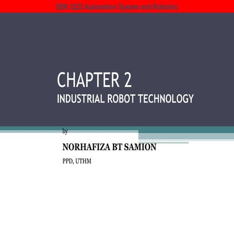 Robotic chapter 2 | PPT