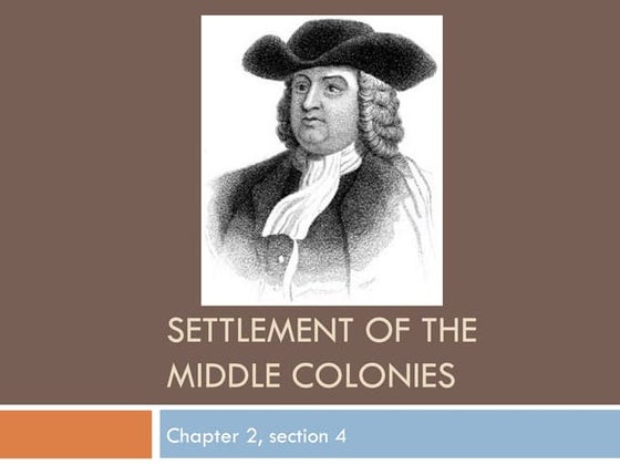 The Middle Colonies | PPT