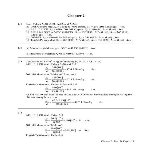 Chapter 2 solutions | PDF