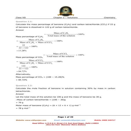 Chapter 2 solutions | PDF