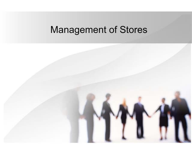 Store management | PPT