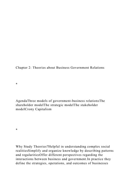 Business government and society | PPTX