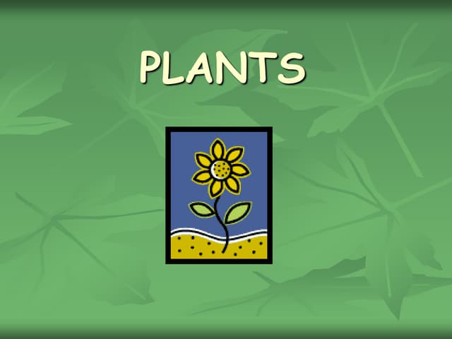 Second Grade Science: Plants | PPT