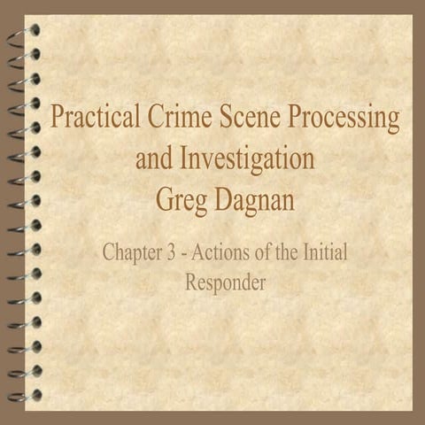 Chapter 3 - CJAD 340 | PPT