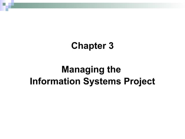 chapter03_6.ppt this is bascs managing the infromation systems project | PPT