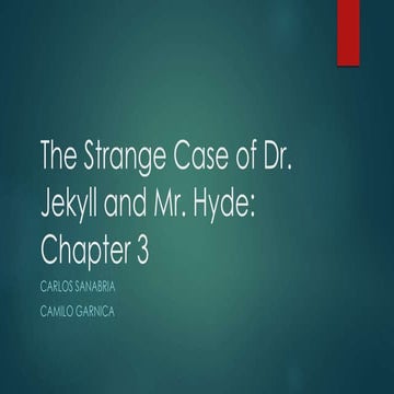 Chapter 3 Dr. Jekyll And Mr. Hyde Flashcards – EOYS