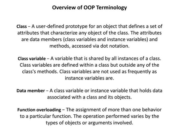 Class Object And Inheritance In Python