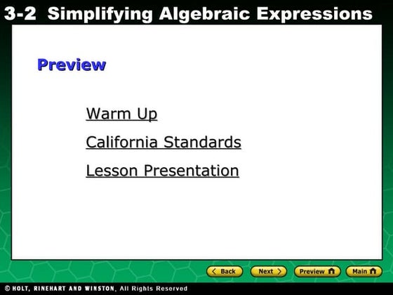 GRADE 7 Algebraic Expressions PowerPoint | PPT
