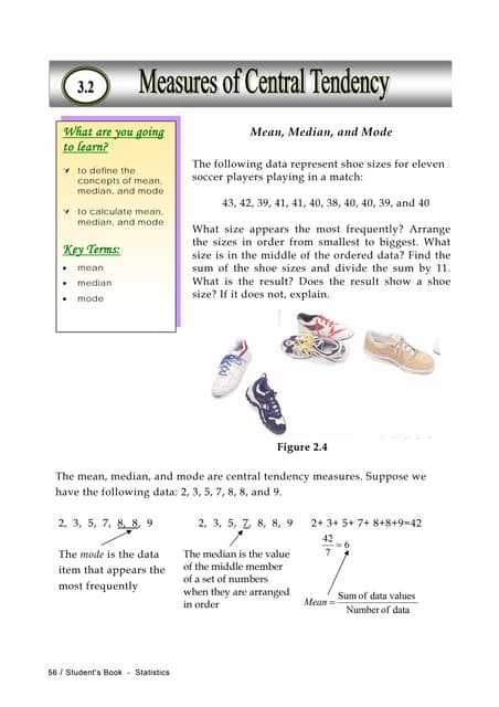 Lesson Plan- Measures of Central tendency of Data | PDF