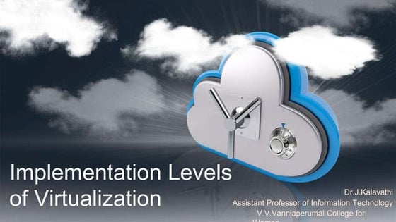 Implementation levels of virtualization | PPTX