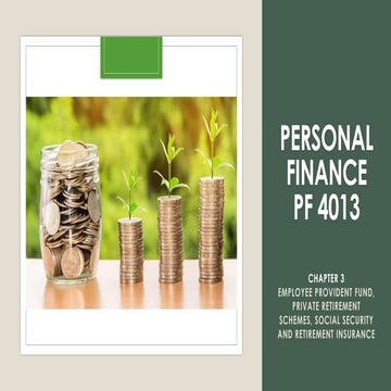 EPF Account 3 Slides Personal Finance MPU | PDF