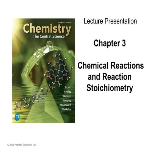 Chemical Reactions and Reaction Stoichiometry | PDF