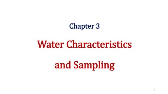 Water quality testing | PPT