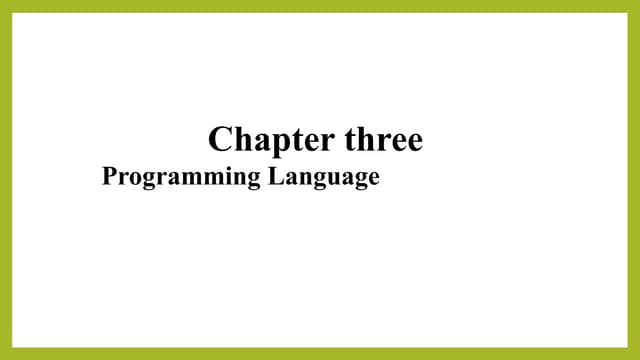 chapter _3.pptx Programming Language in DSS | PPT chapter _3.pptx Programming Language in DSS | PPT