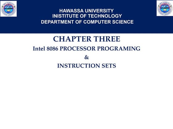 Instruction formats-in-8086 | PDF