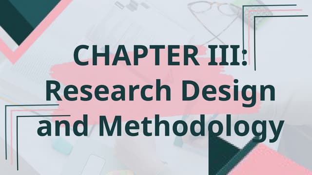 CHAPTER-III-PPT.pptx. THIS IS CHAPTER III RESEARCH | PPTX
