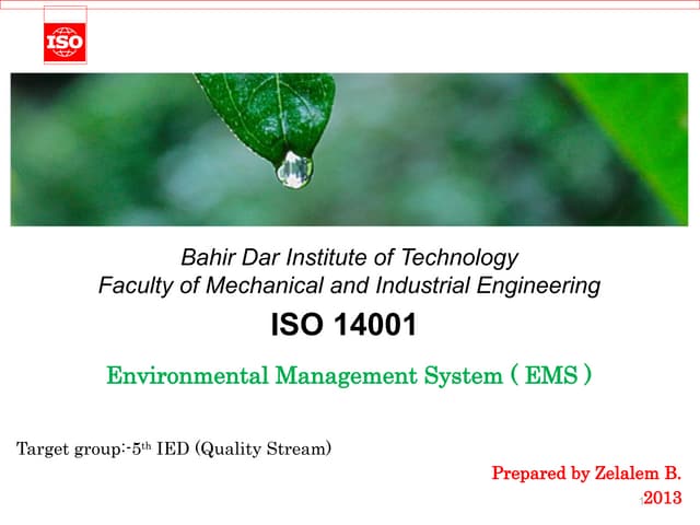 Interested party matrix - ISO 14001:2015 | DOCX