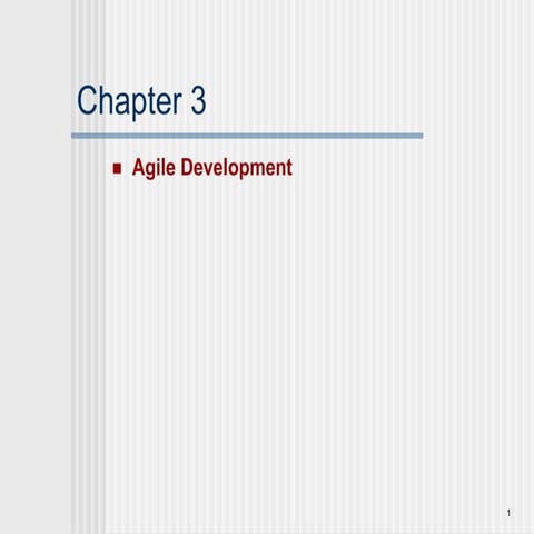 Chapter 3.pdf Agile Development + framework | PPT