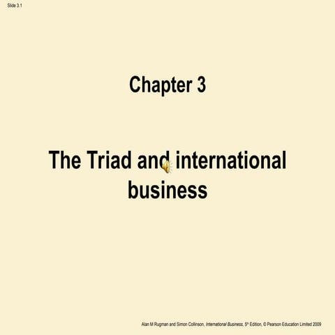 Chapter3.ppt triad and international business | PPT
