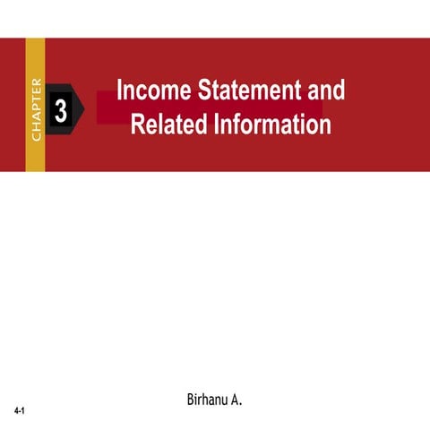 Chapter 3.power point presentation income | PPT