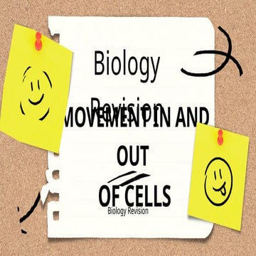 Chapter 3 Biology IGsCE Movement in out of cell | PPTX