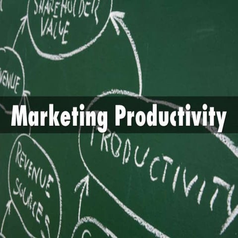 What are the best metrics for measuring marketing productivity? | PPTX