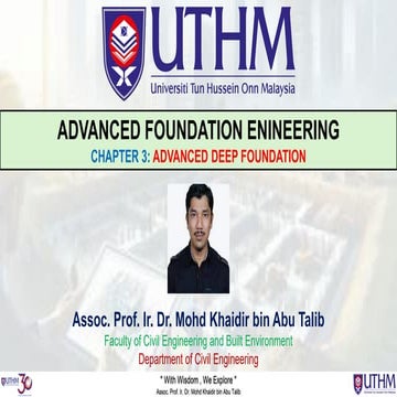 Advanced Deep Foundation Engineering: Types, Installation, and Capacity ...