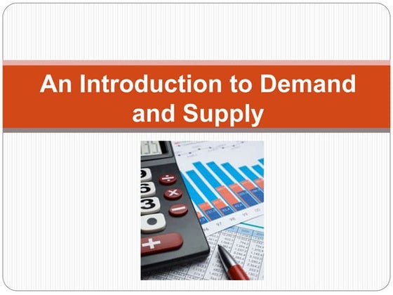 Supply and Demand | PPT