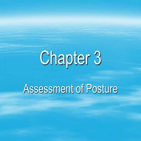 Posture analysis | PPTX