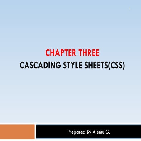 Complete Lecture on Css presentation | PPTX