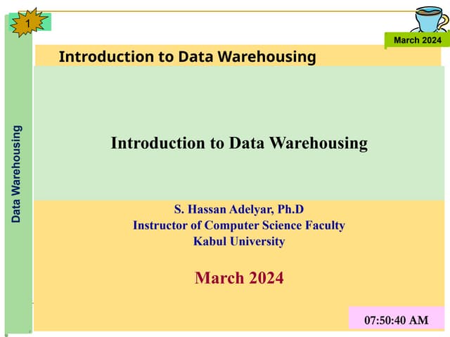 Data Warehouse Tutorial For Beginners | Data Warehouse Concepts | Data ...