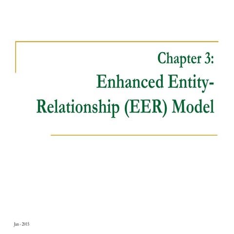 Comprehensive Guide to Enhanced Entity-Relationship (EER) Modeling ...