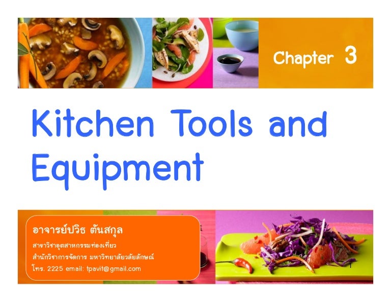 Chapter 3 kitchen tools and equipments