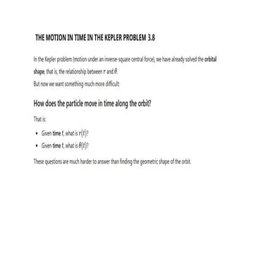 The Central Force Problem & REDUCTION TO THE EQUIVALENT ONE-BODY ...