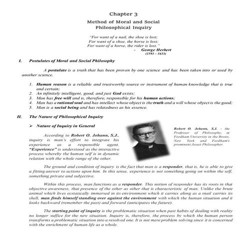 Chapter 3 - Method of Moral and Social Philosophical Inquiry | DOCX