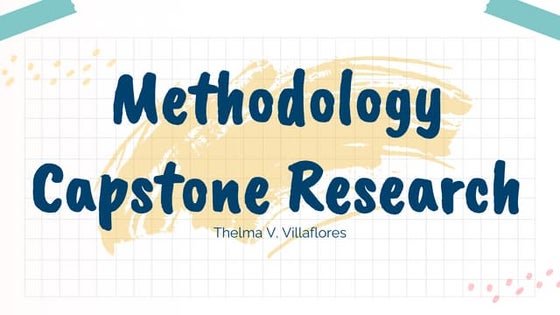 Methodology it capstone projet | PPTX | Computer Software and Applications | Computing