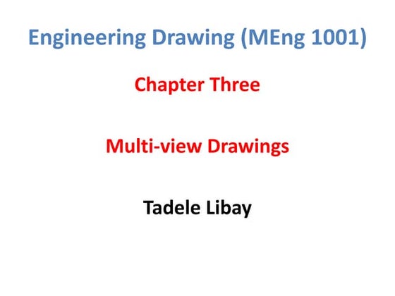 Multiview drawing | PDF | 3-D Graphics | Computer Software and Applications