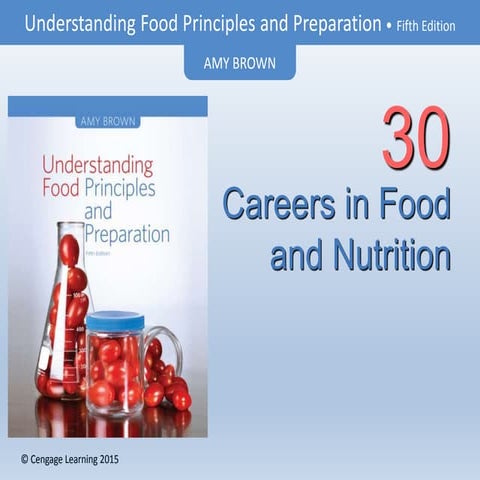 Chapter 30 - Careers in Food and Nutrition | PPTX
