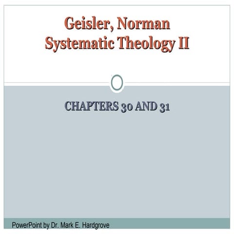 Chapter 30 & 31 | PPT