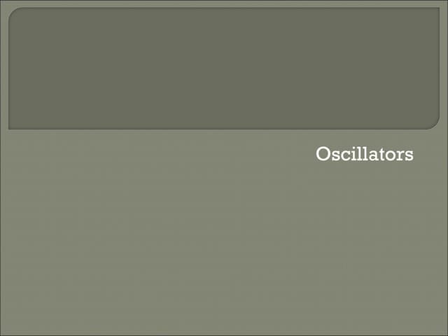 Ppt on sawtooth wave form generator | PPTX
