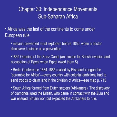 Movements toward independence | PPTX