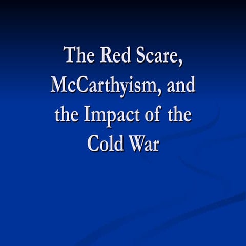 Chapter31 theredscaremccarthyism | PPT