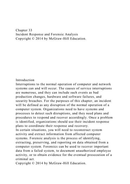 Incident response methodology | PDF