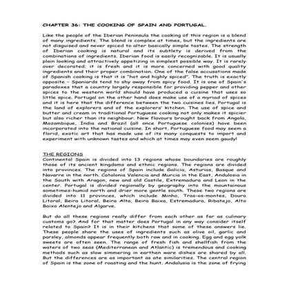 Chapter 36 the cooking of spain and portugal | DOC