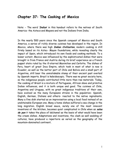 Latin american cuisine | PPT