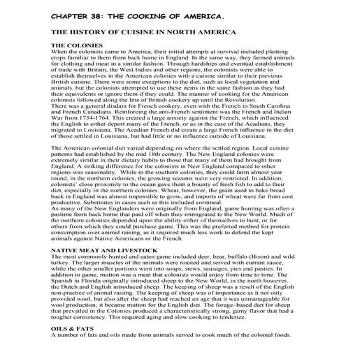 Chapter 38 the cooking of america | DOC | Desserts and Baking | Food ...