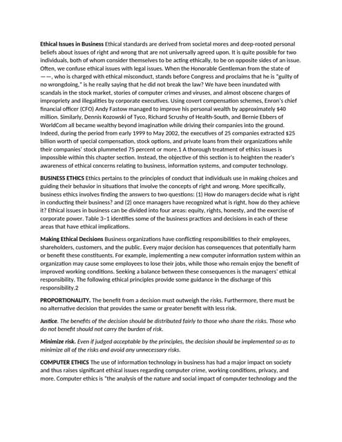 Five moral dimensions of information systems pdf | PDF